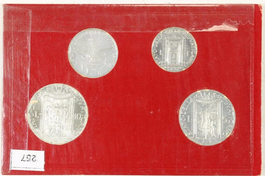 1950 VATICAN 4 COIN MINT SET