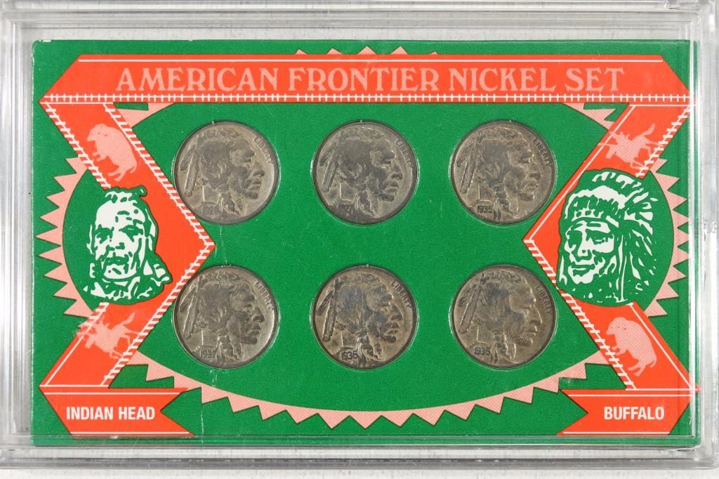 AMERICAN FRONTIER NICKEL SET AS SHOWN