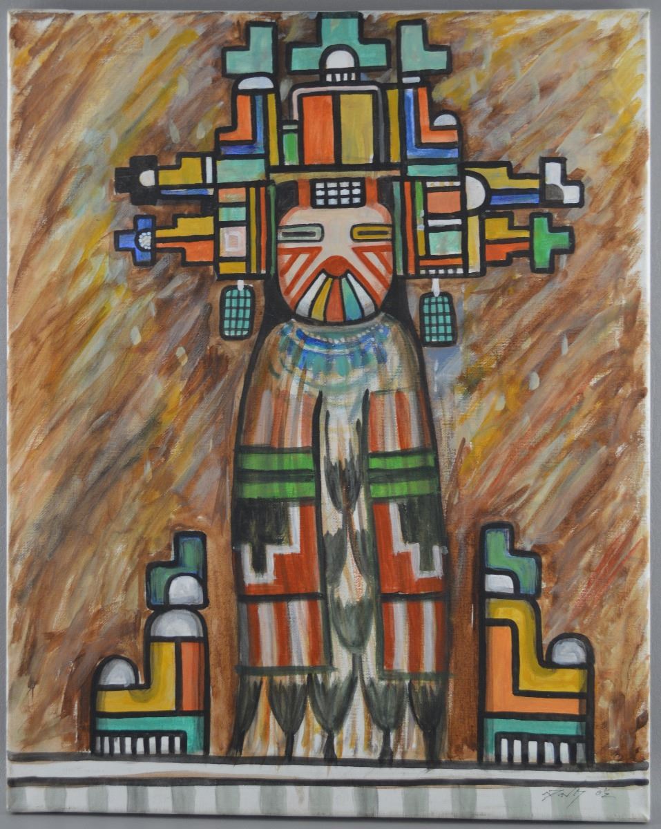 ORIGINAL HOPI PAINTING BY NEIL DAVID