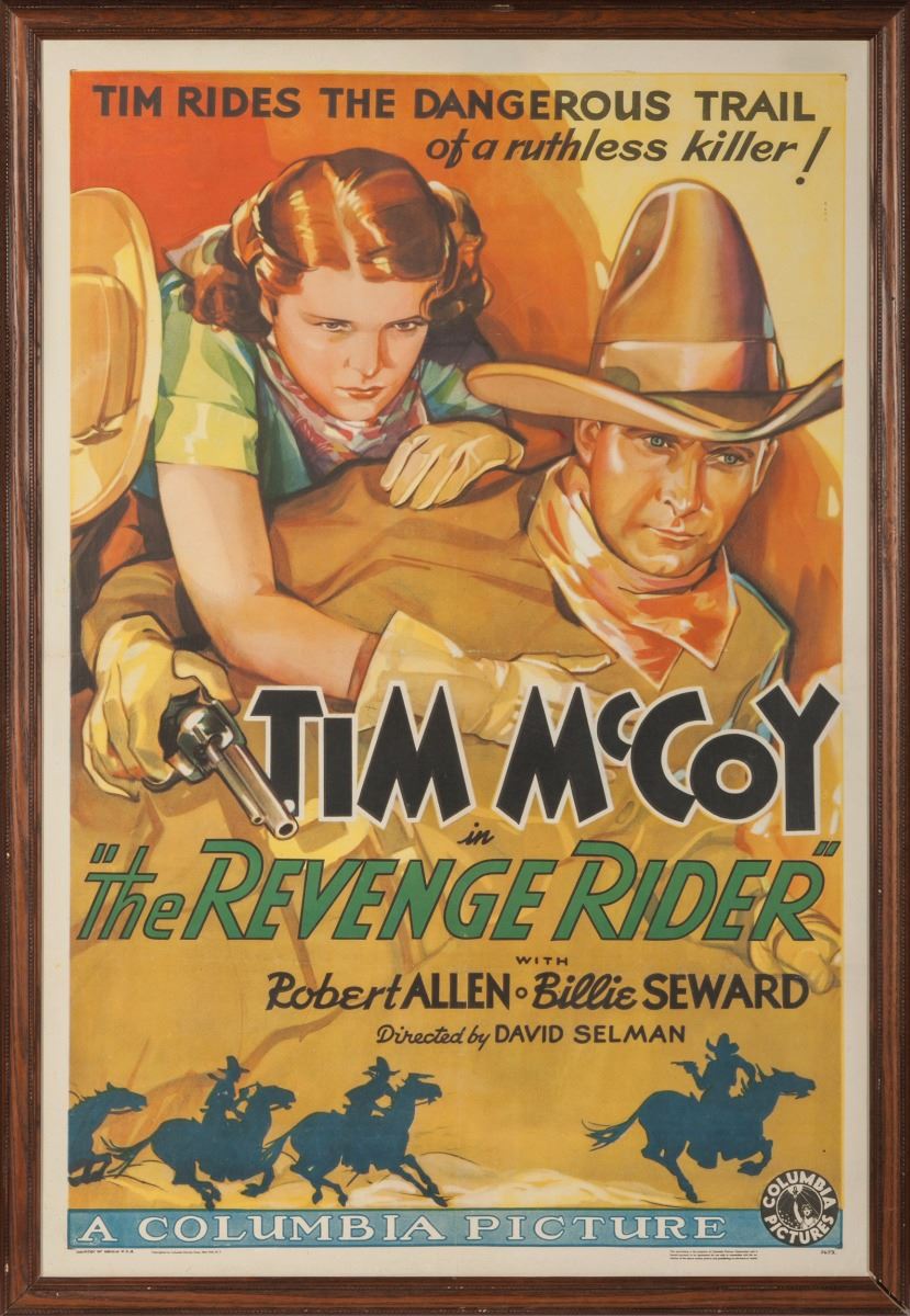 Tim McCoy Original Lithograph Movie Poster