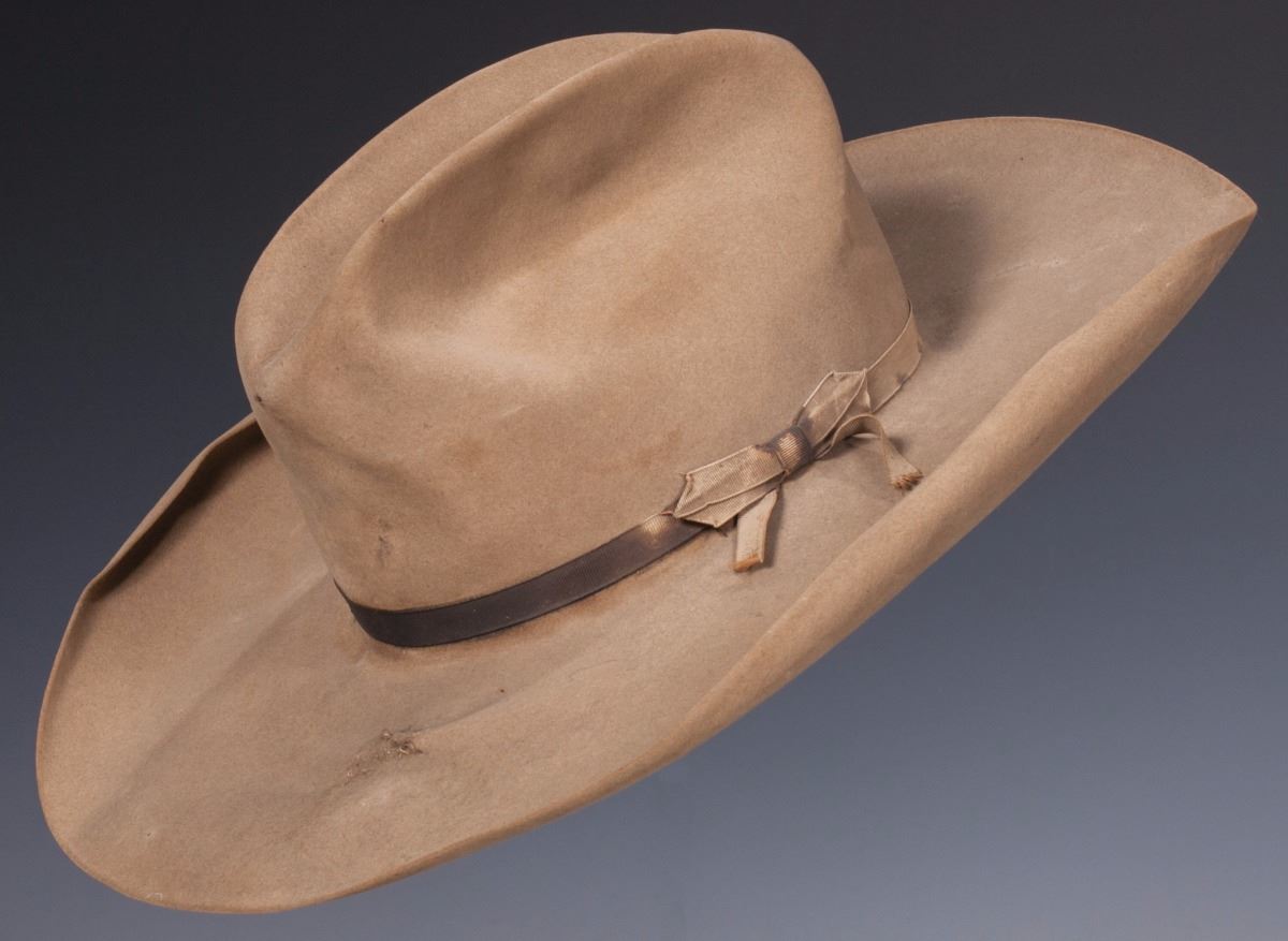 W.F. “Buffalo Bill” Cody & Curt Alexander Performance-Worn Stetson and ...