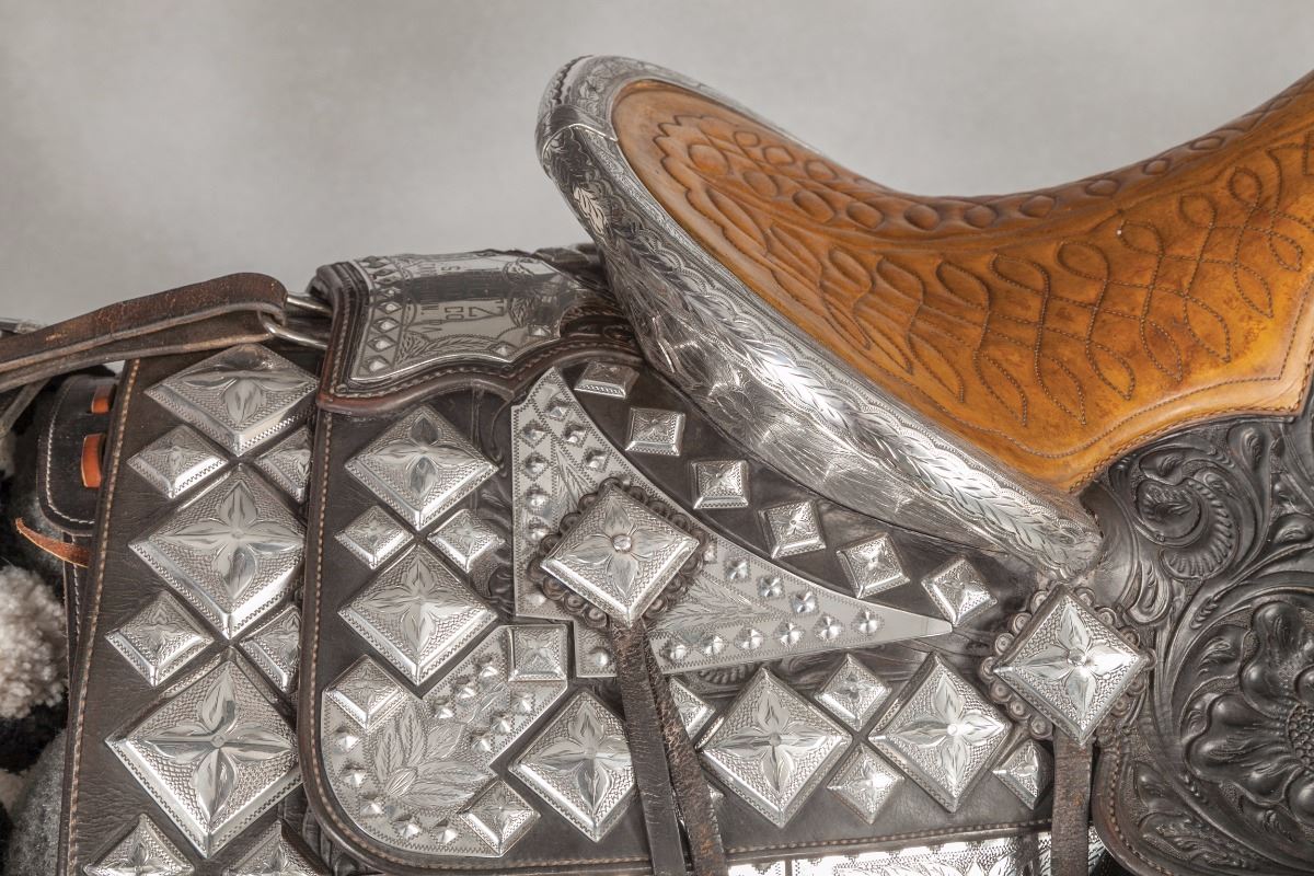 Holtz Saddle Company Sterling Silver Parade Saddle Ensemble