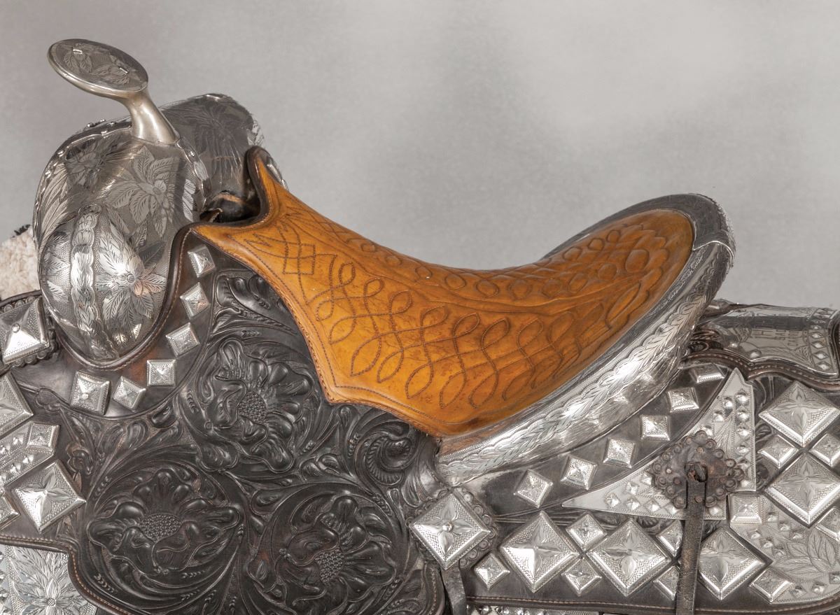 Holtz Saddle Company Sterling Silver Parade Saddle Ensemble