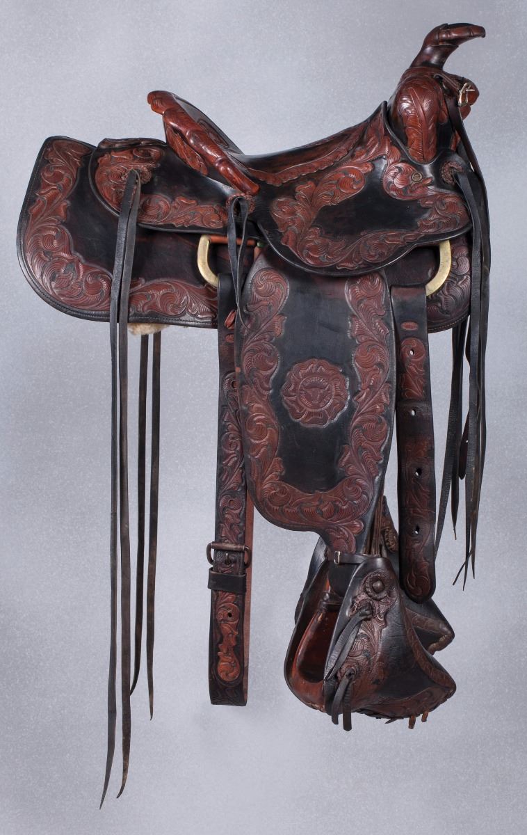 N. Porter Fancy Tooled Saddle