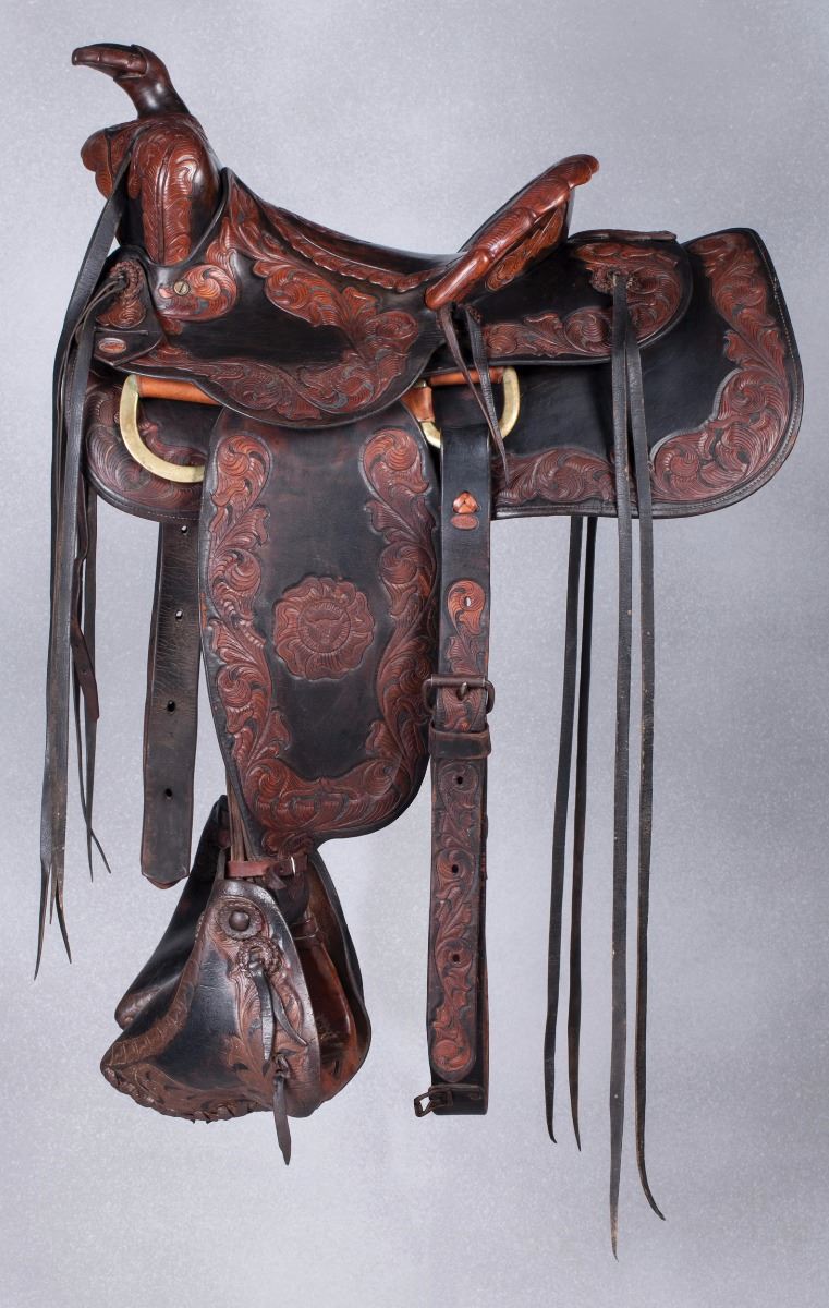 N. Porter Fancy Tooled Saddle