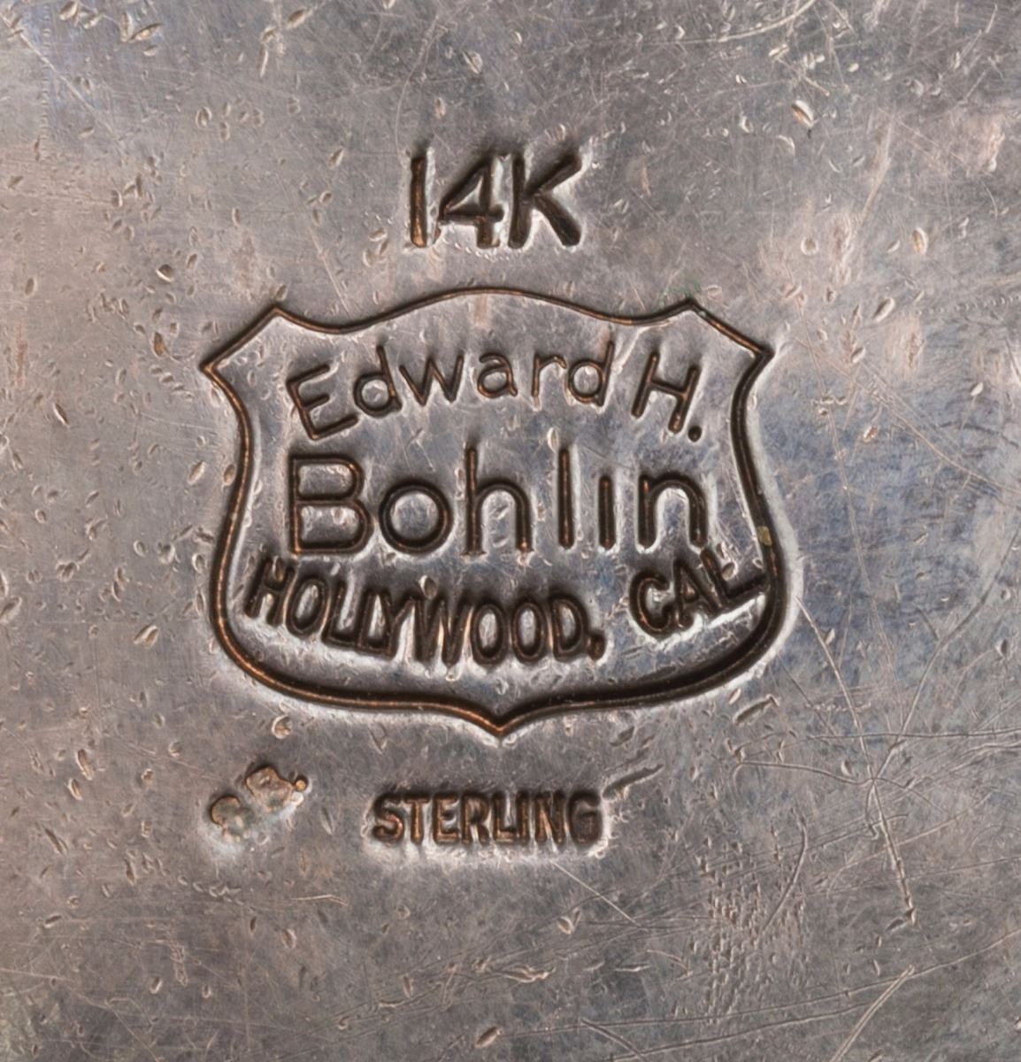 Edward H. Bohlin custom made Trophy Buckle for Snuff Garrett