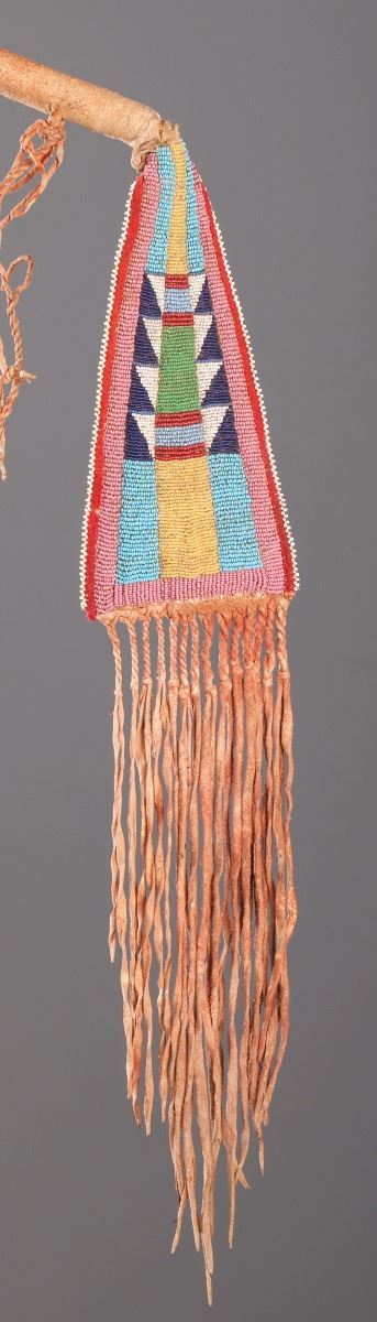 Crow Tomahawk with Beaded Drop