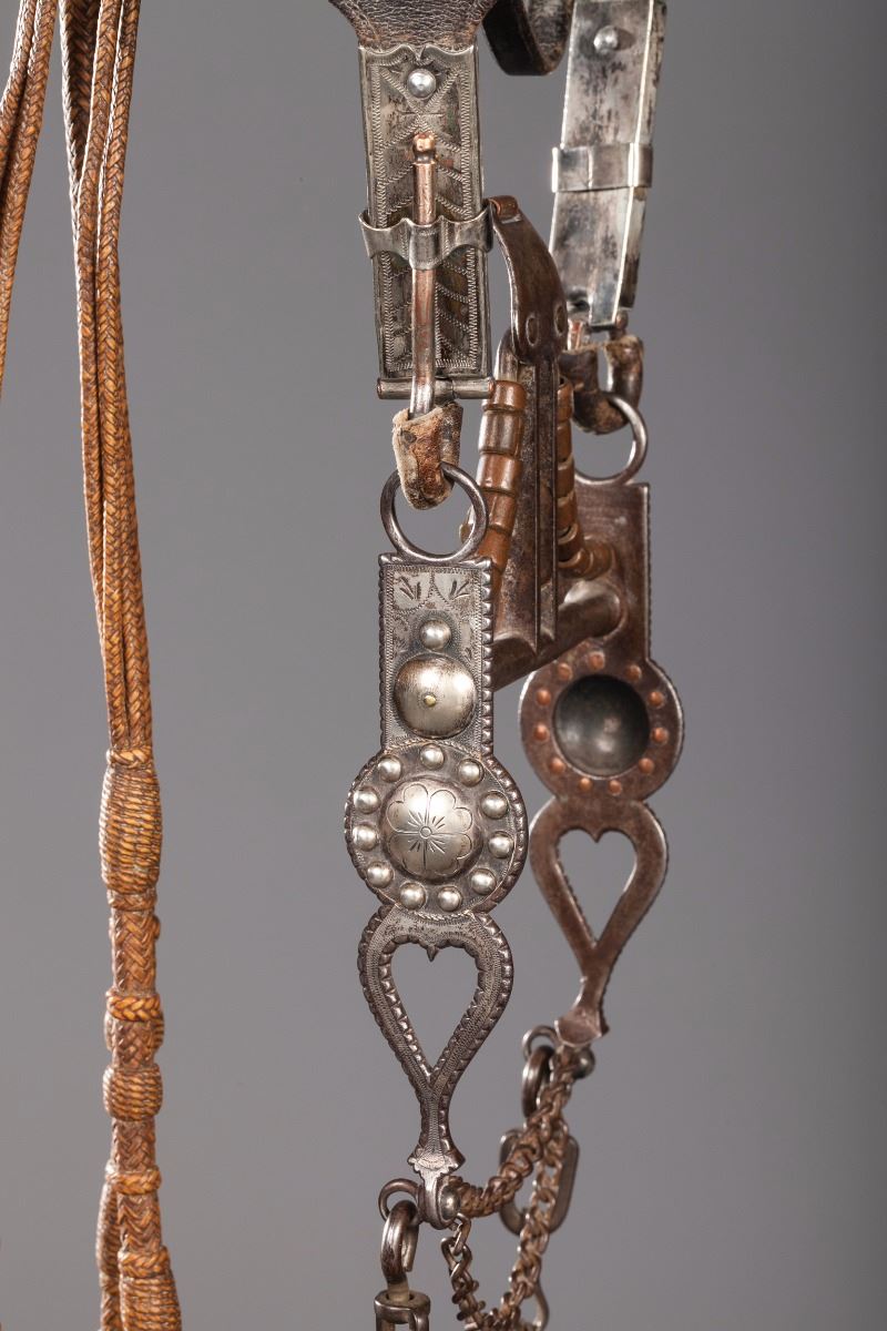 Exemplary early California Bridle & Bit with Maria Leyva Santa Ynez Reins