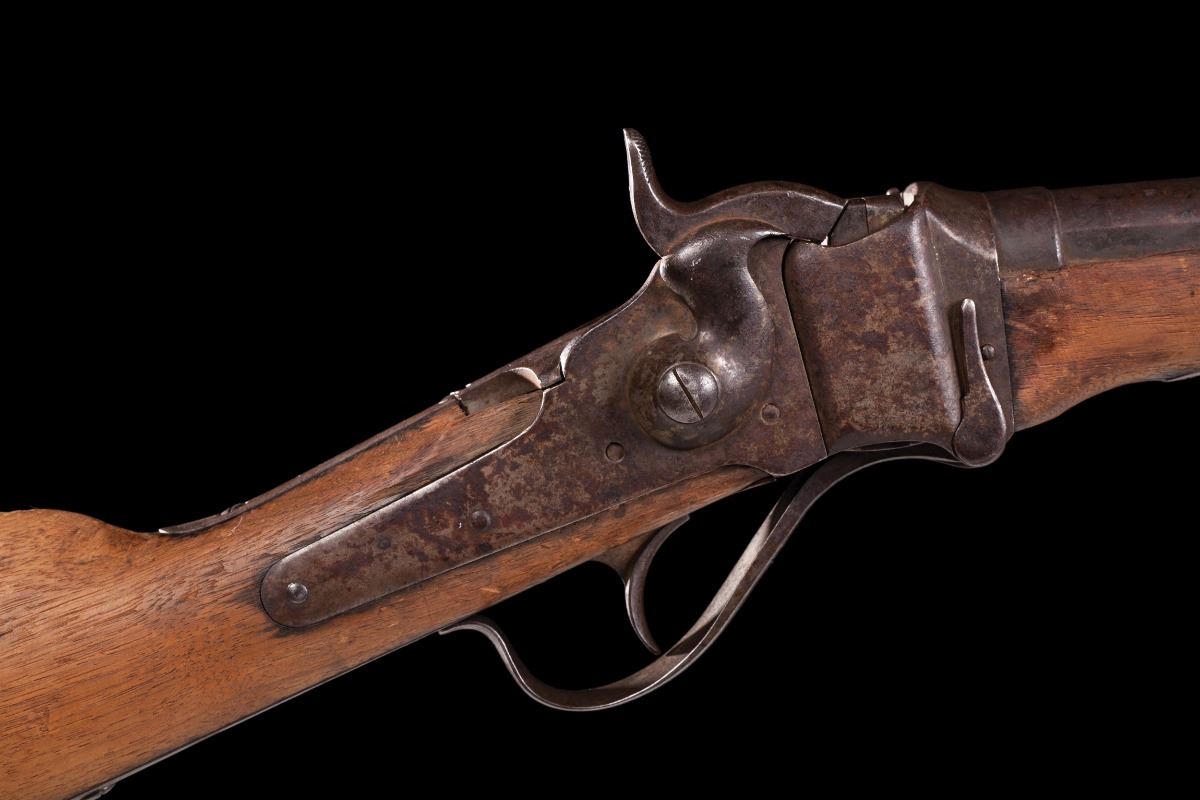 Exceptionally Rare Indian Used Custer Battlefield 1874 Sharps Rifle