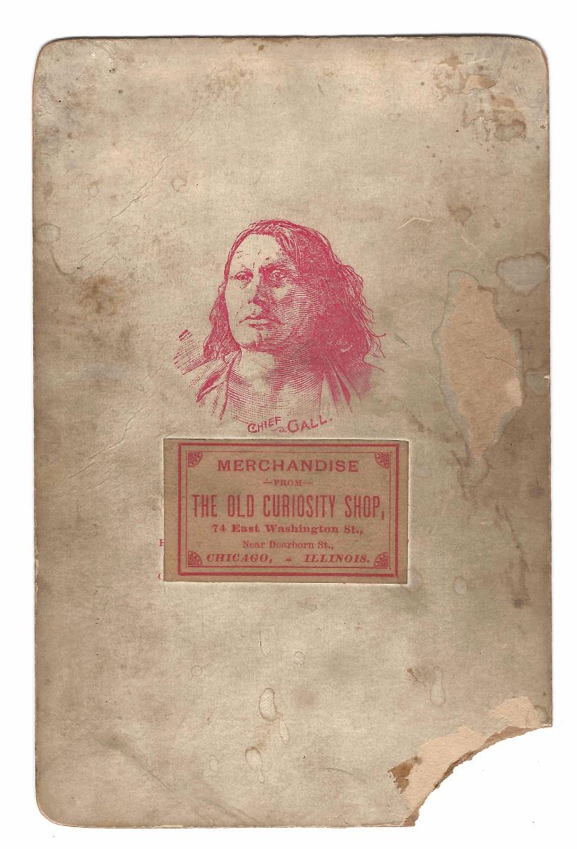 Sitting Bull Cabinet Card