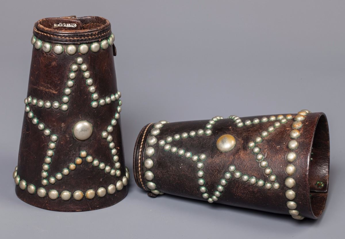 Pair of Texas Star Studded Cuffs