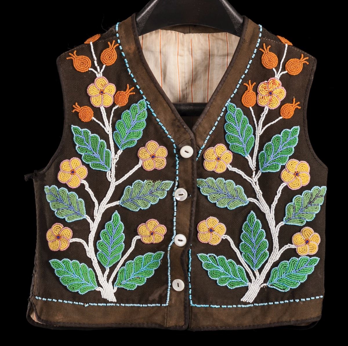 Cree Beaded Child's Vest
