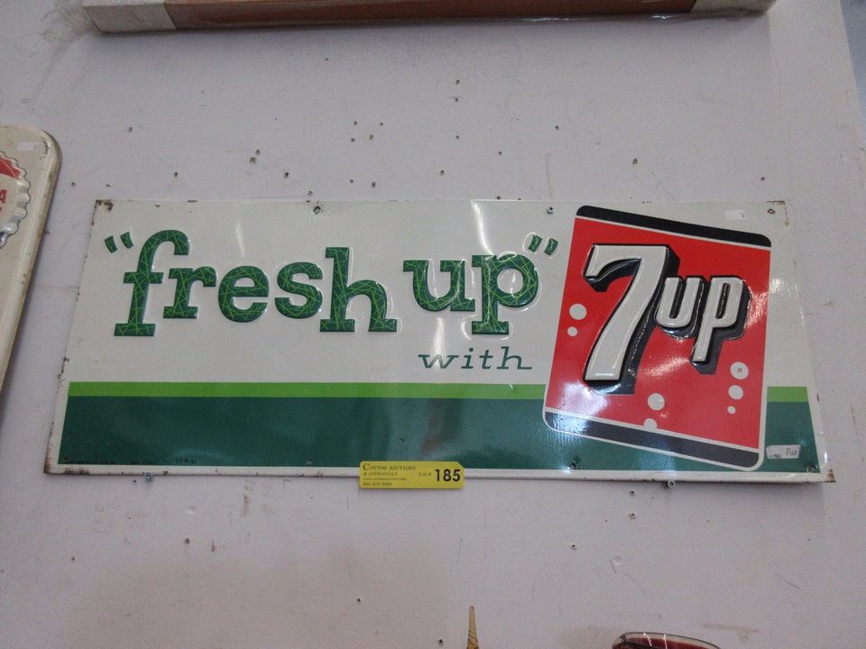 1961 Metal 7-up sign