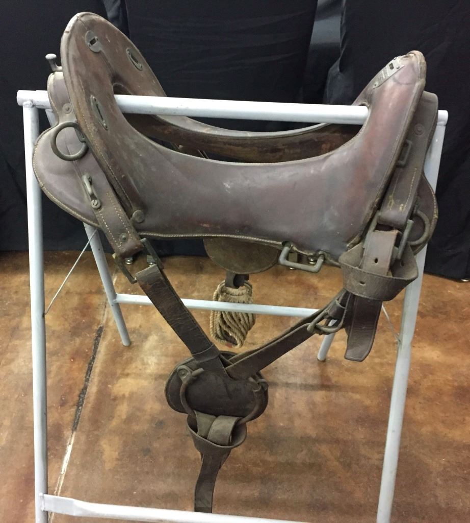 Antique McClellan Military Saddle