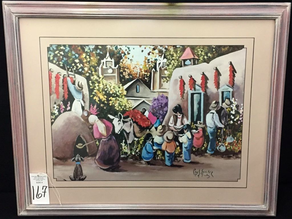 Signed Paul Sanchez Framed Print
