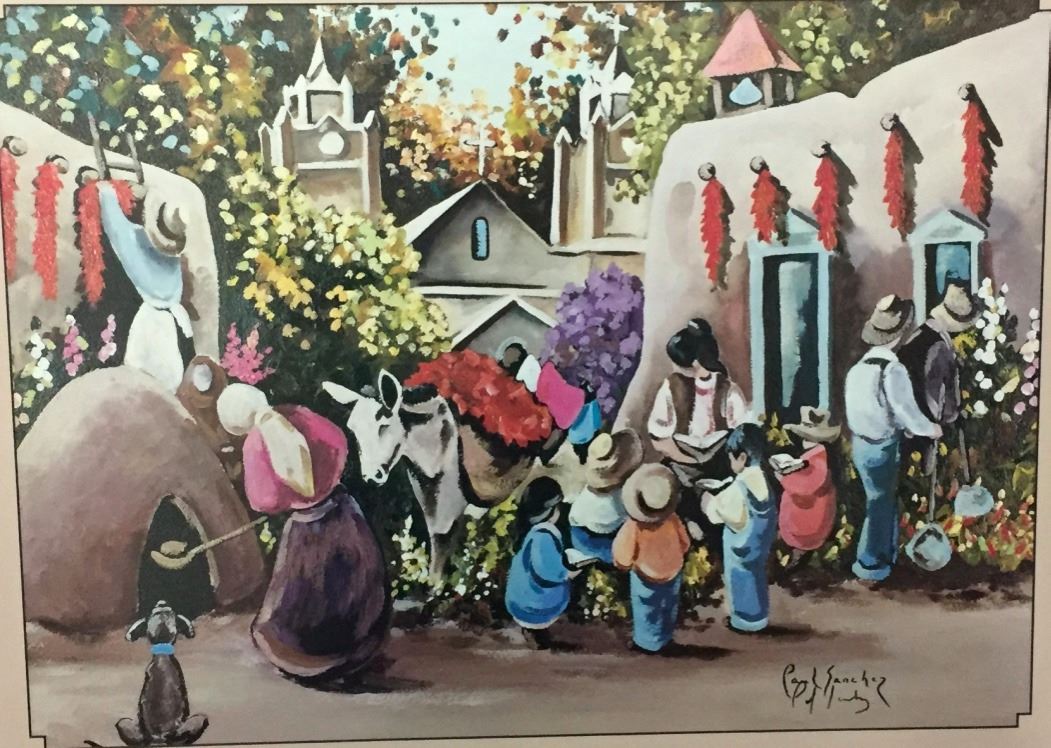 Signed Paul Sanchez Framed Print