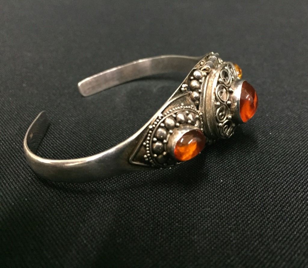 Victorian Era Poison Bracelet -Sterling