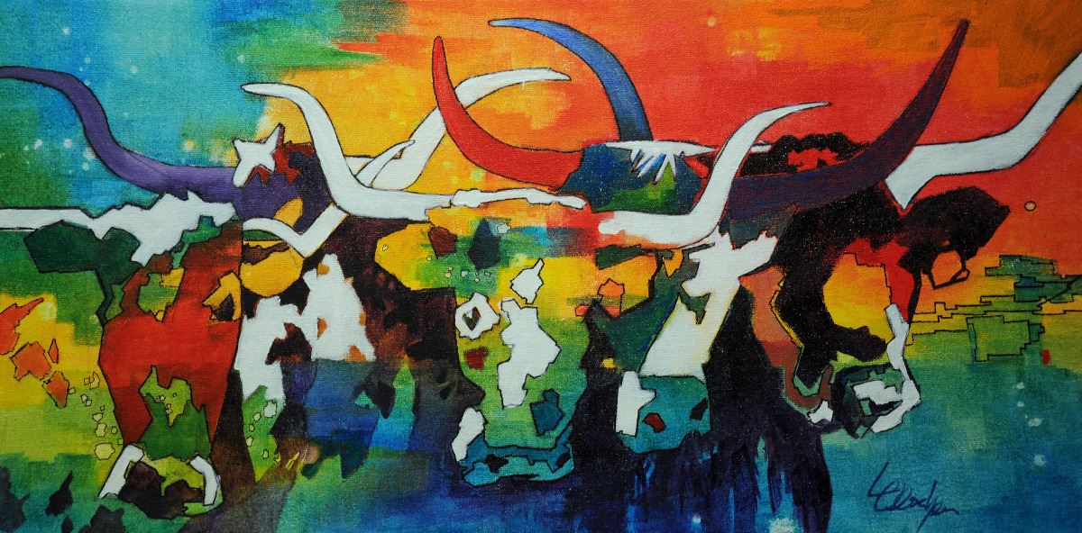 "Cow Gallery" by Linda Loeschen