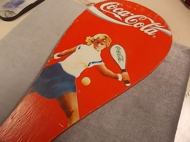 VINTAGE "COCA-COLA" PING PONG PADDLE