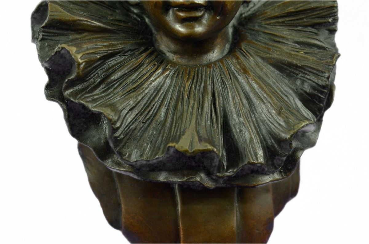 Happy Pierrot Bronze Sculpture