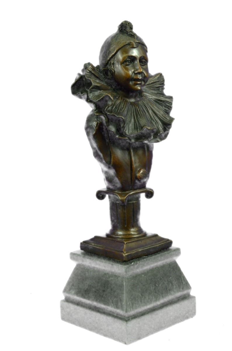 Happy Pierrot Bronze Sculpture