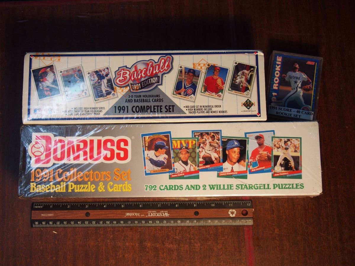 Factory Sealed Baseball Card Sets - 1991 Upper Deck 800 Set, 1991