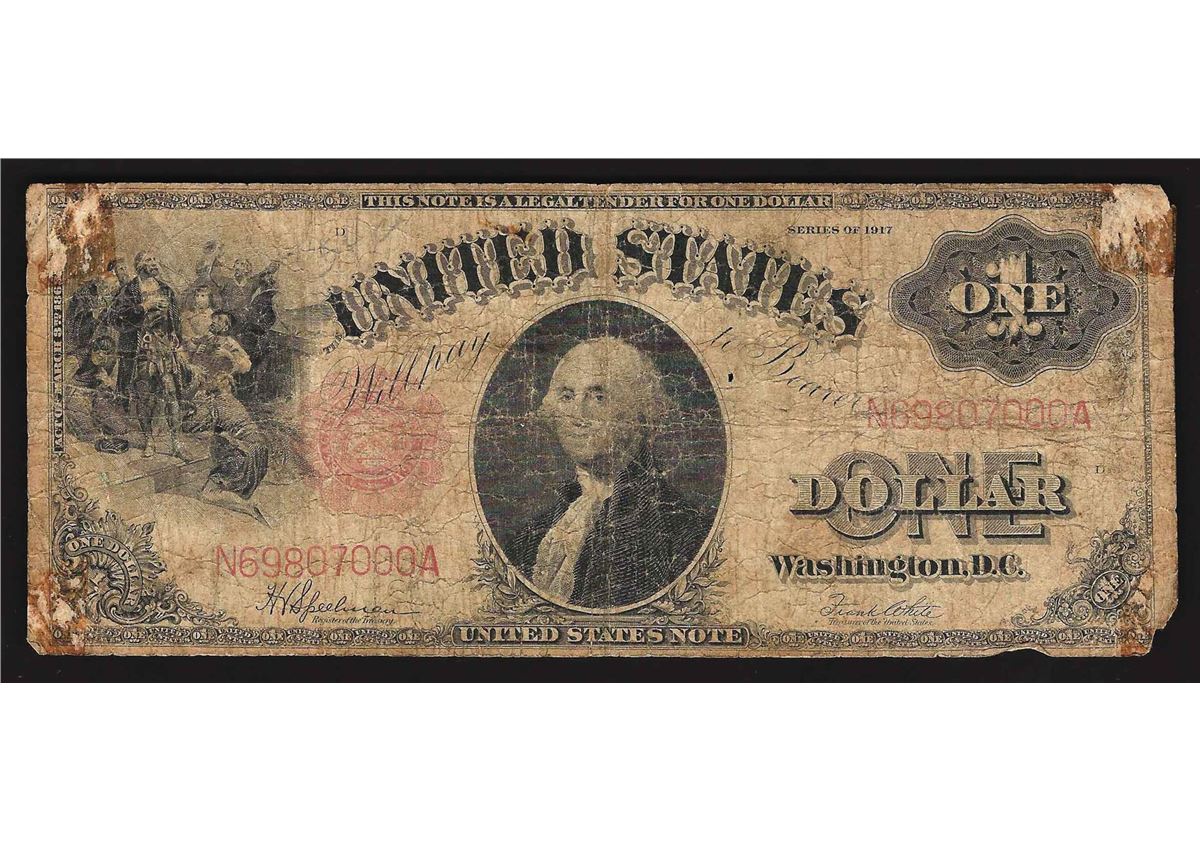 1917 $1 Legal Tender Note