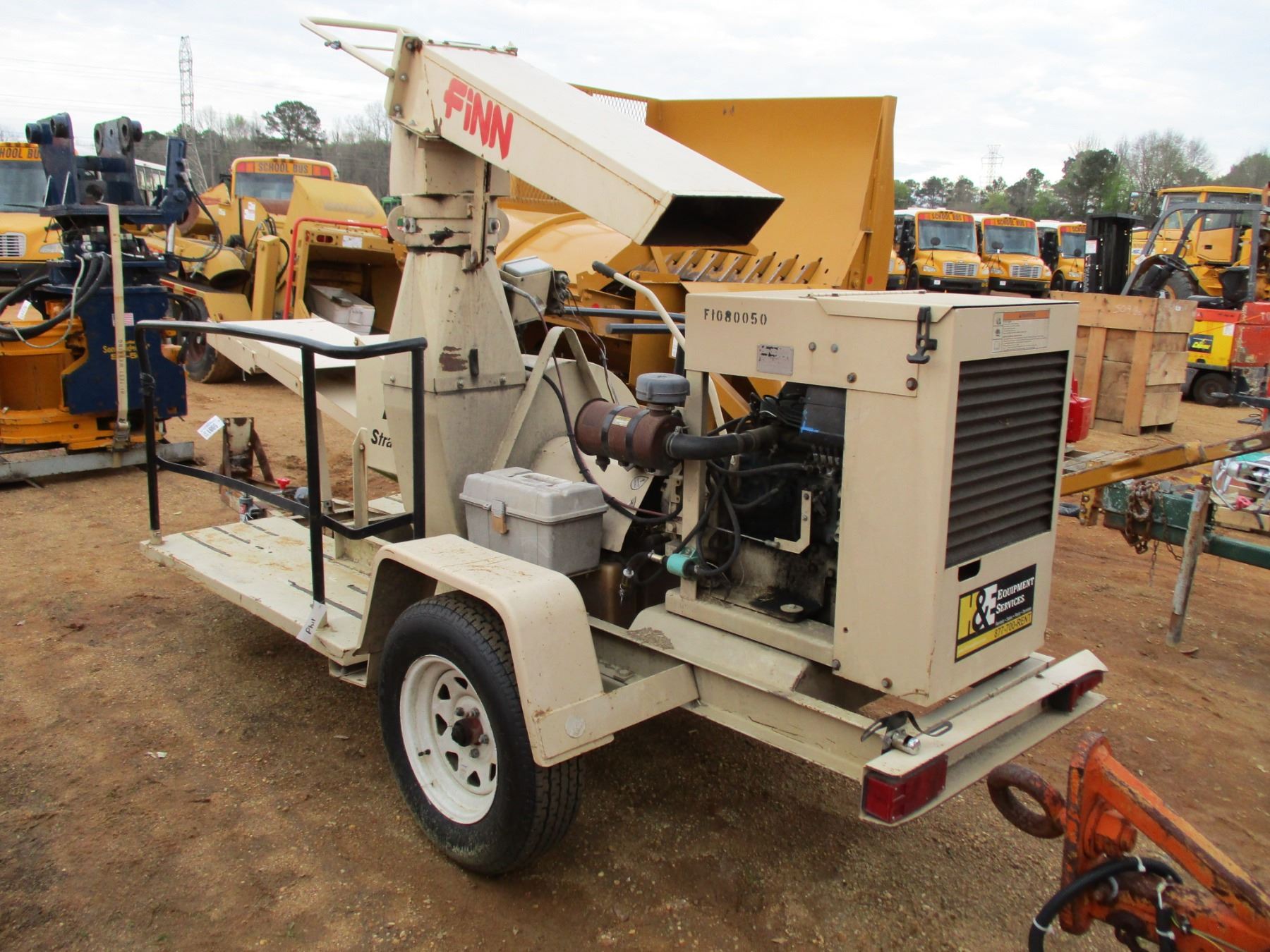 FINN B70 STRAW BLOWER, DIESEL ENGINE
