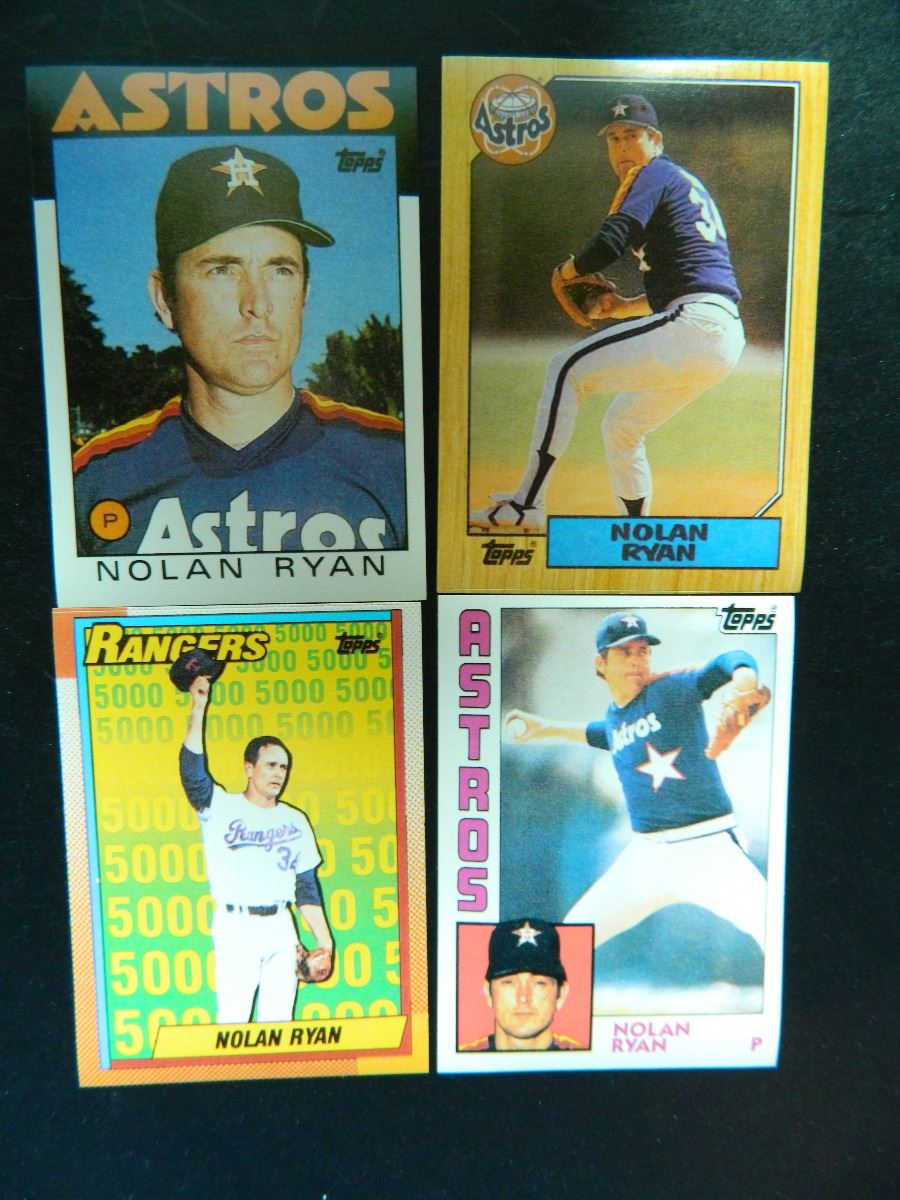 Four (4) 1993 Brookshire Brothers (Grocery Store) Nolan Ryan Stickers ...