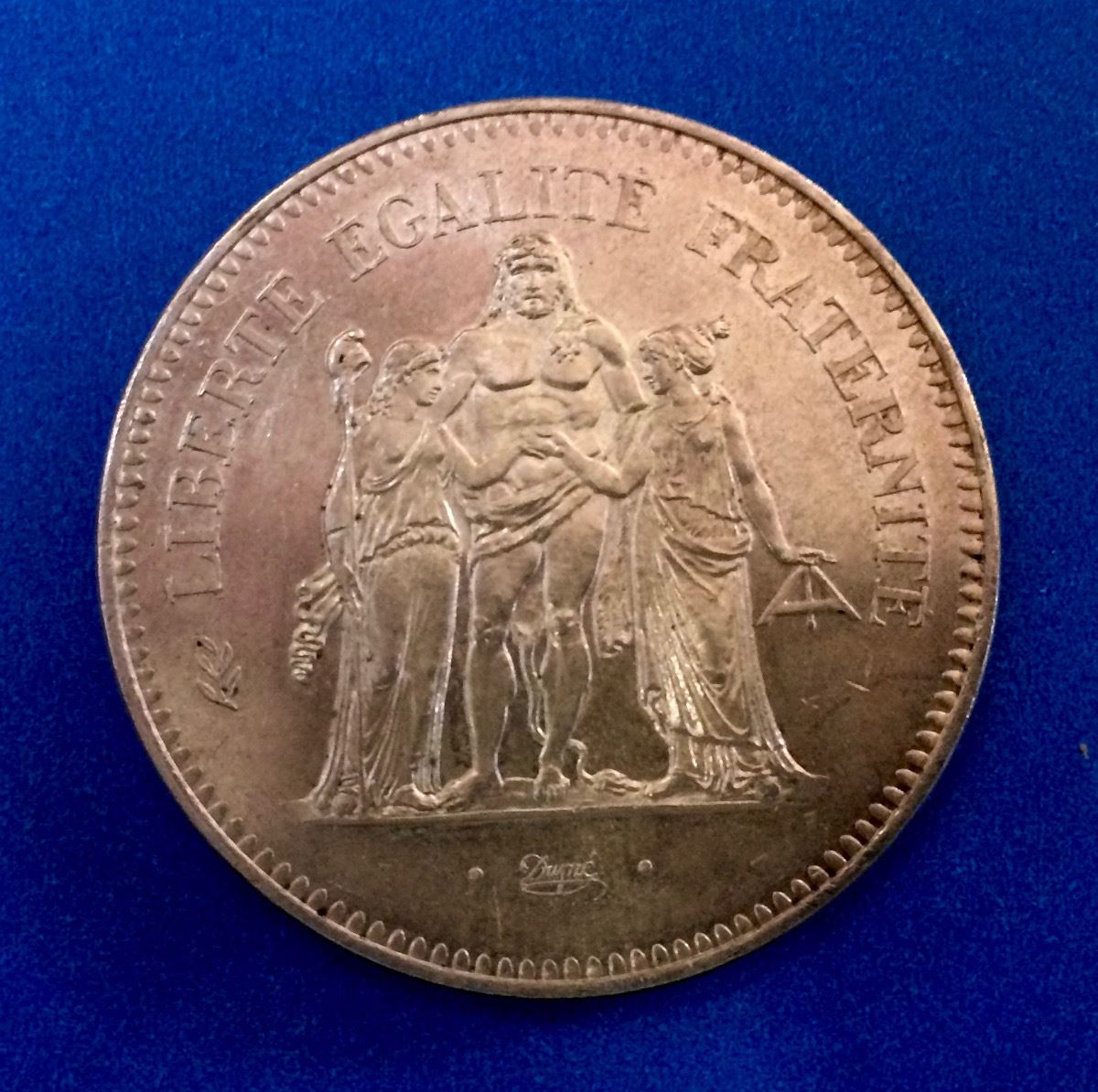 1974 France 50 Francs .900 Silver Coin