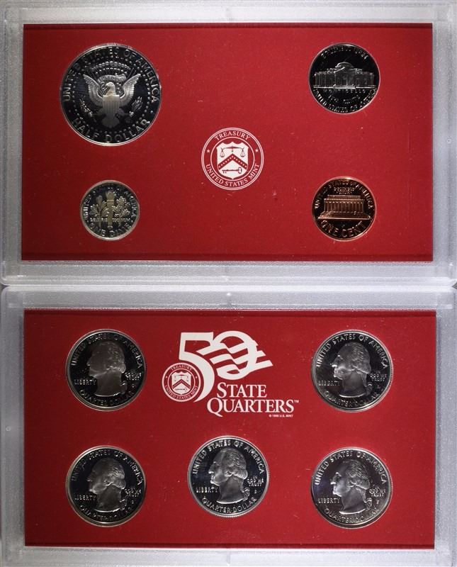 1999 U.S. SILVER PROOF SET IN ORIGINAL; MINT PACKAGING