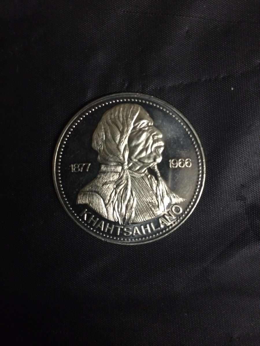 1877-1966 KHATSAHLANO & 1977 BRITISH COLUMBIA SALISH DOLLAR DOUBLE ...