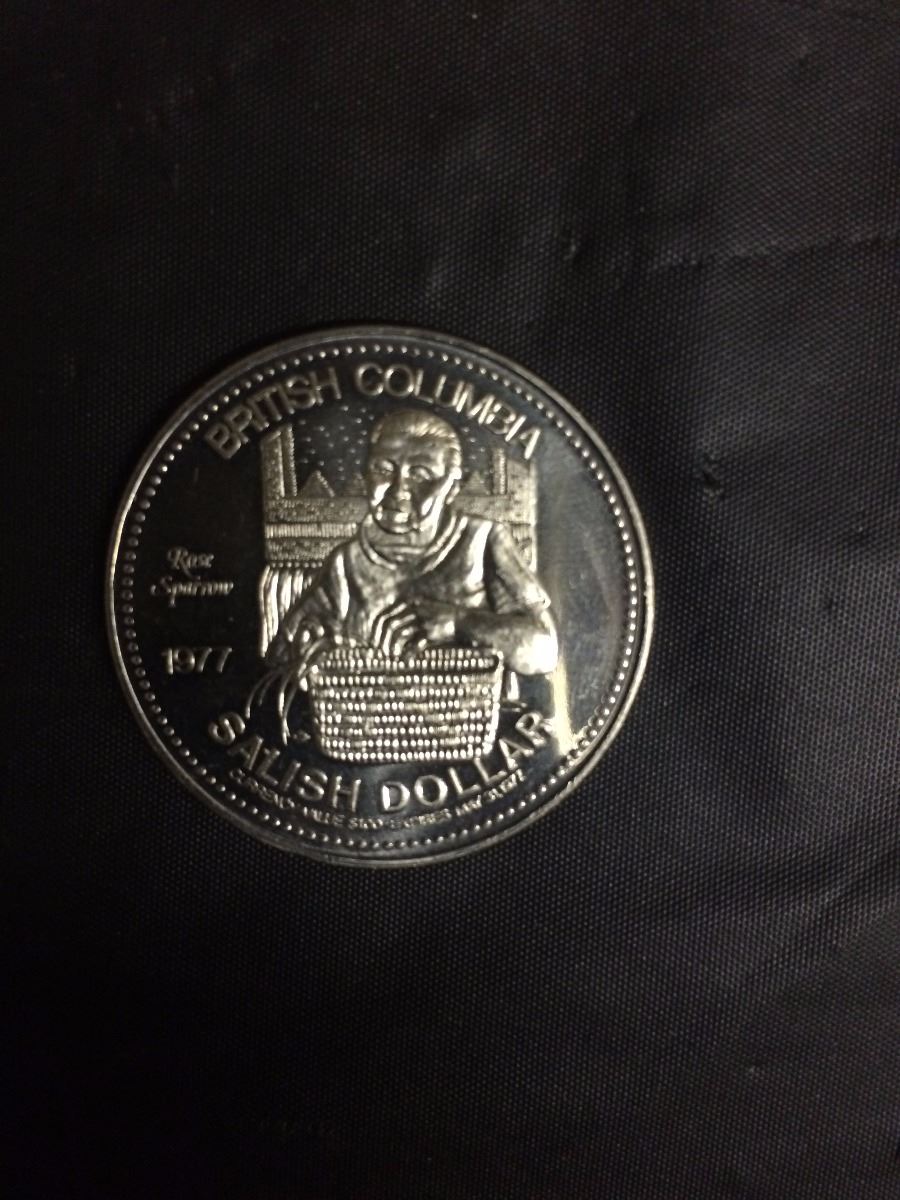 1877-1966 KHATSAHLANO & 1977 BRITISH COLUMBIA SALISH DOLLAR DOUBLE ...
