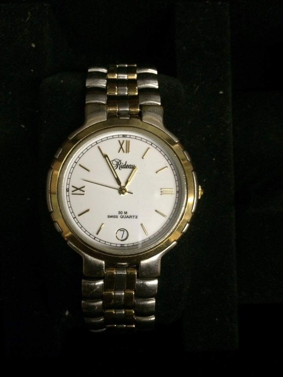 AUTHENTIC MENS RIDEAU SWISS QUARTZ WATCH