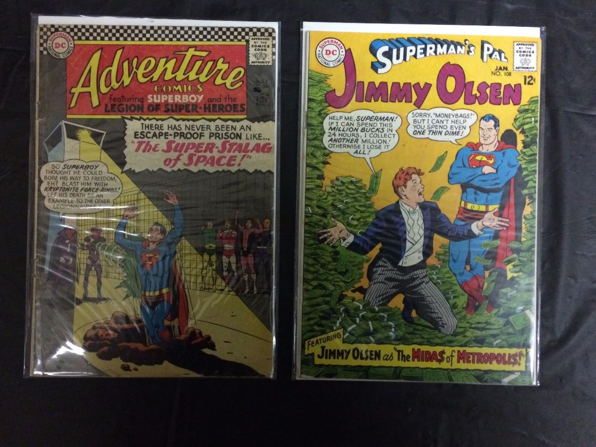 VINTAGE ADVENTURE COMICS FEATURING SUPERBOY