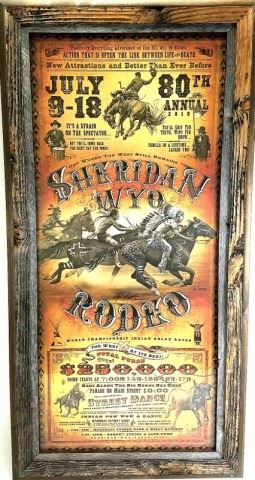 Sold out 2010 Sheridan Rodeo poster