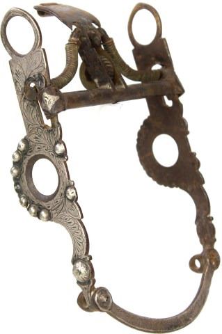 Unmarked early Santa Barbara style spade bit