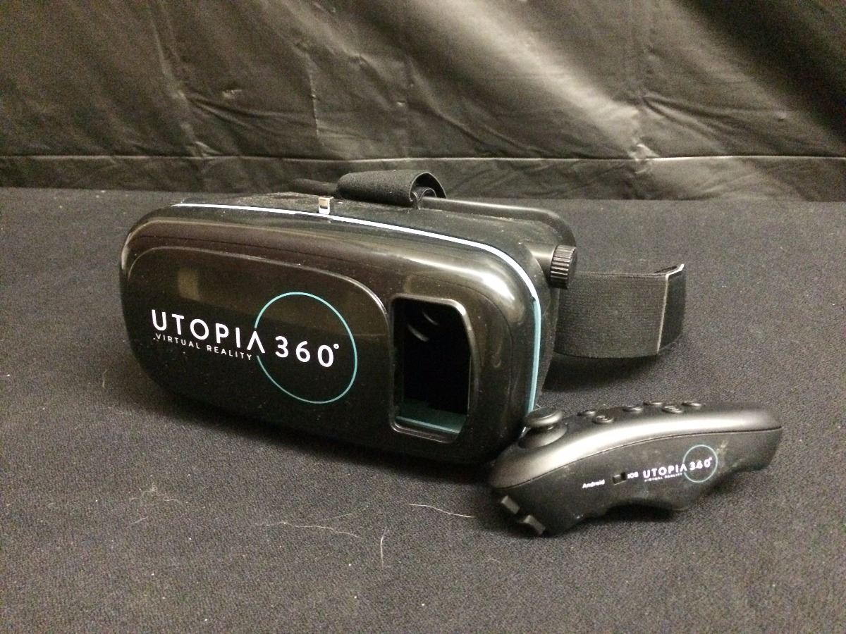 UTOPIA 360 VIRTUAL REALITY HEAD SET & CONTROLLER