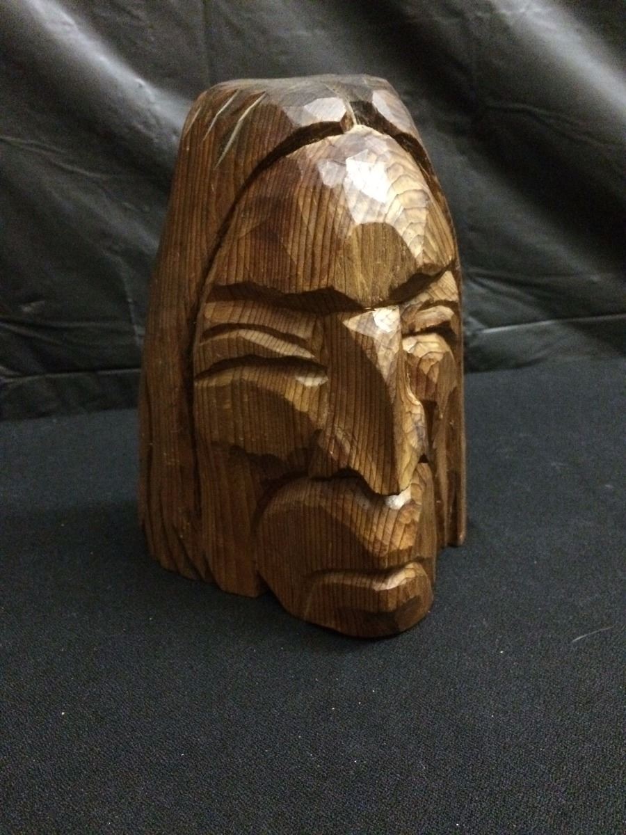 VINTAGE CARVED NATIVE MASK BY HOWARD WILLIAMS OF SQUAMISH NATION
