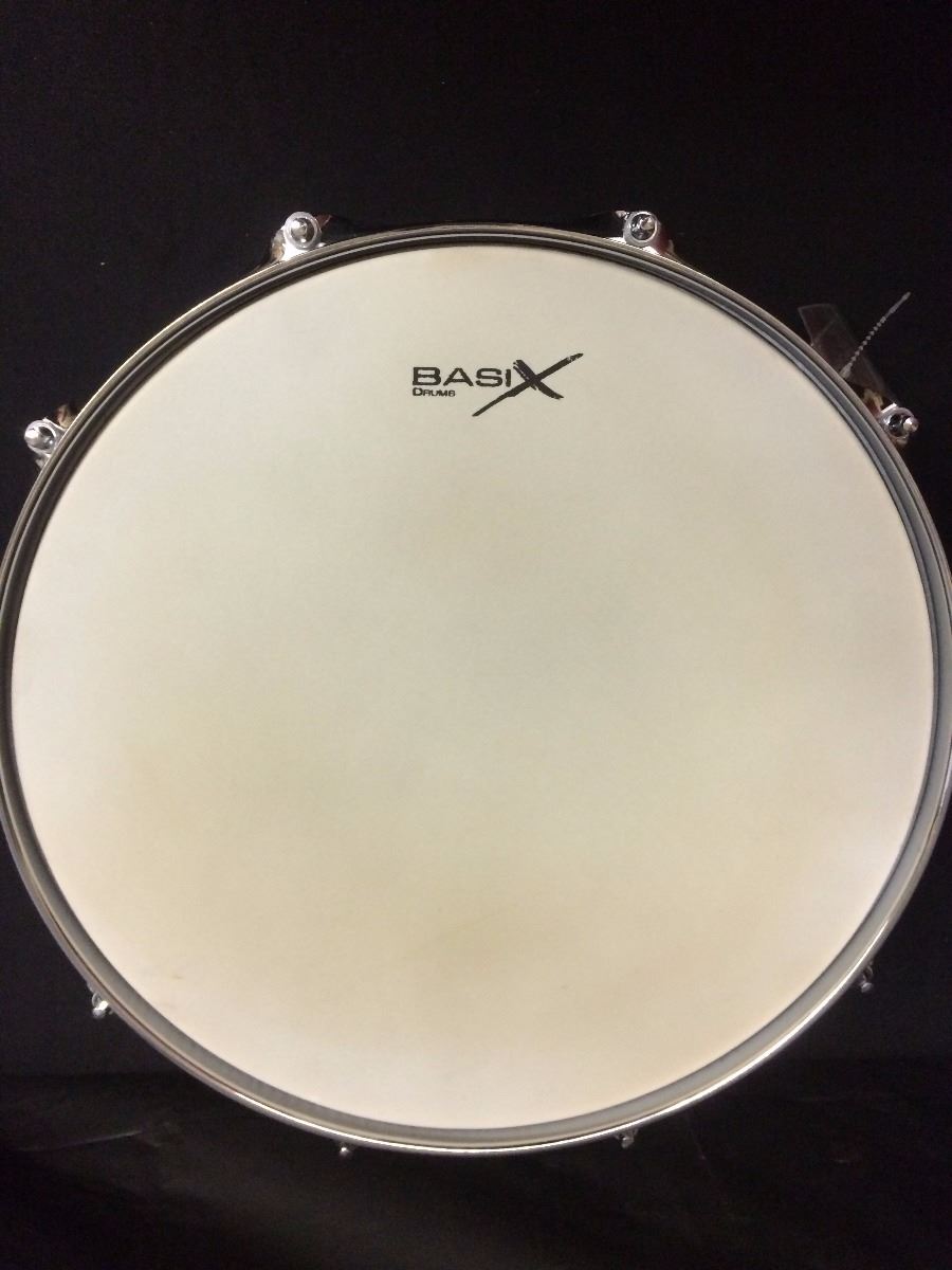 SIGNED BY GABE MANTLE OF "GOB" 14" BLACK BASIX SNARE DRUM