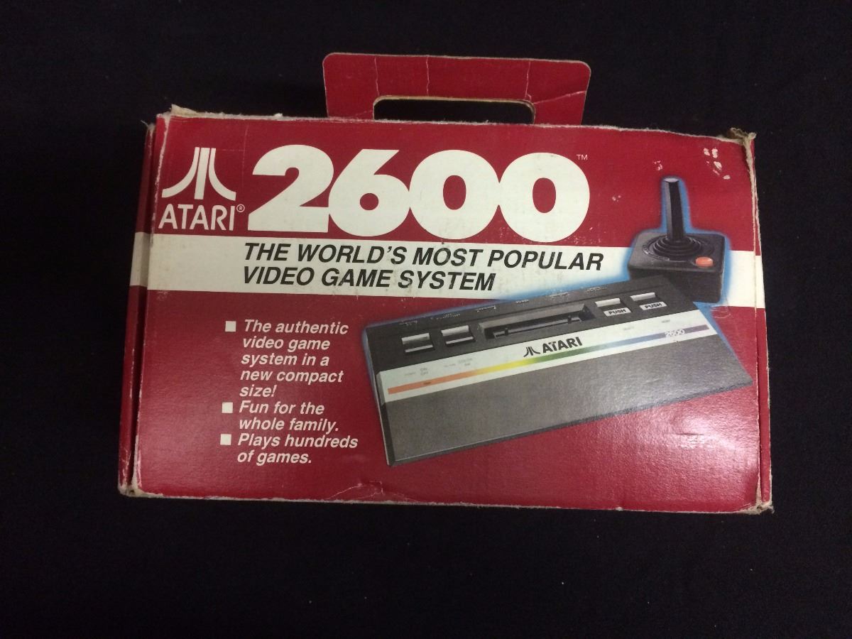 ATARI 2600 VIDEO GAME SYSTEM IN BOX