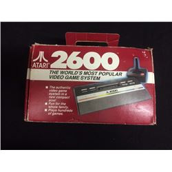 ATARI 2600 VIDEO GAME SYSTEM IN BOX