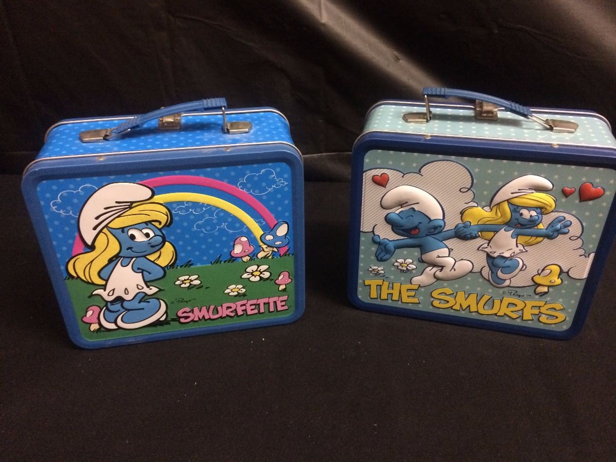 THE SMURF & SMURFETTE KIDS LUNCH BOXES