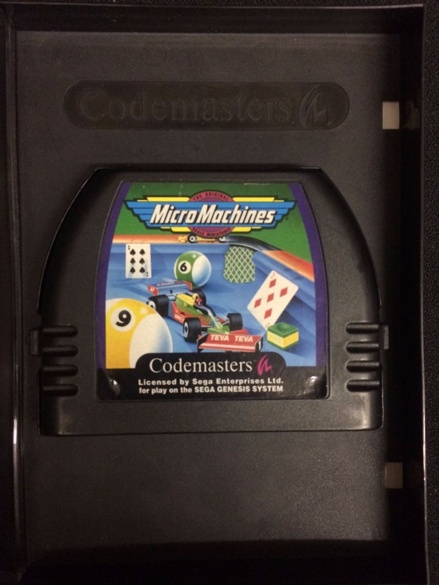 SEGA GENESIS MICRO MACHINES VIDEO GAME