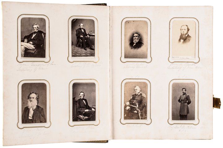 Album of 154 CDV Photos Important American Civil War Political Military ...