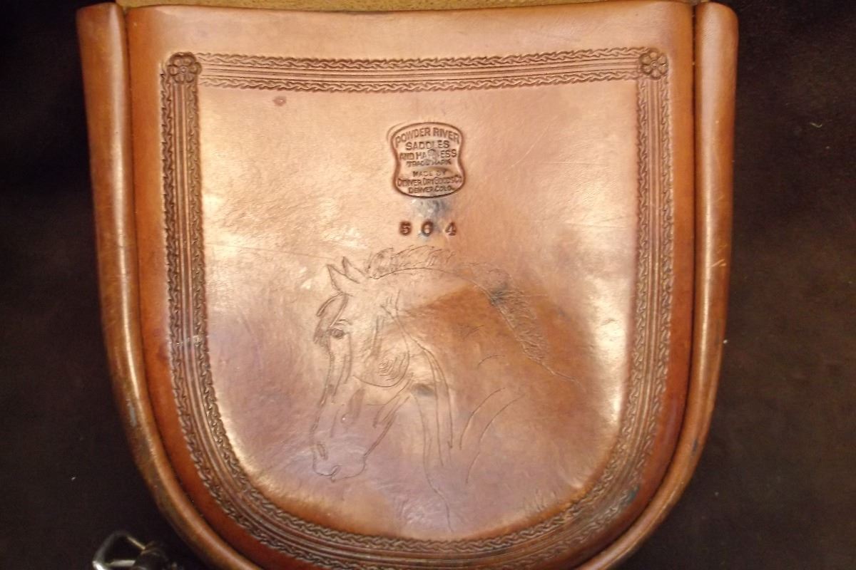 Marked Powder River Saddles and Harness Saddle Bags -Made by Denver Dry ...