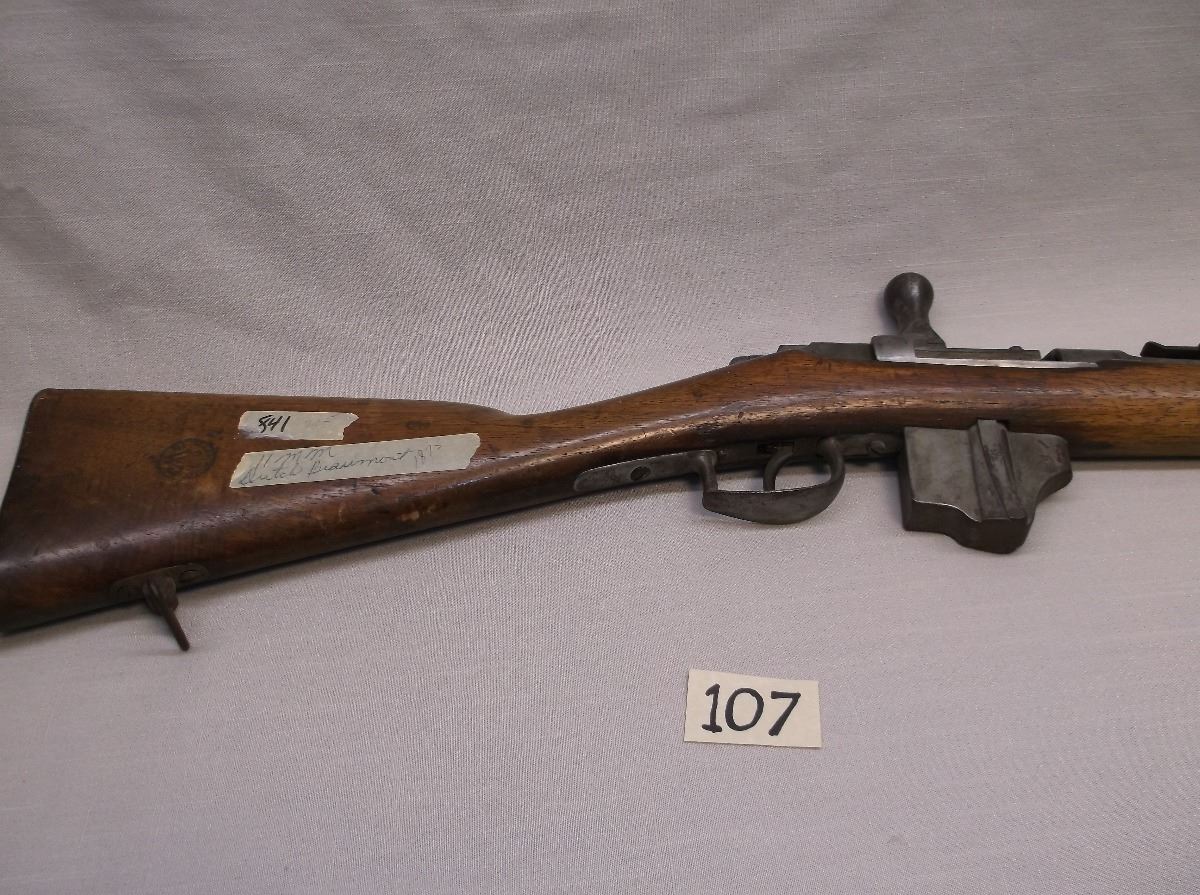 Unmarked Dutch Beaumont, 1875 Rifle, 11 MM- 33” Barrel, Stock Stamped ...