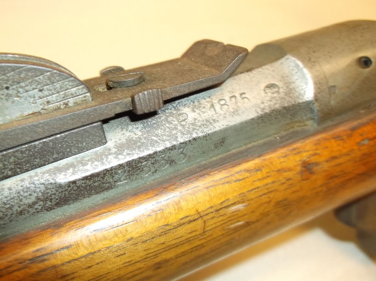 Unmarked Dutch Beaumont, 1875 Rifle, 11 MM- 33” Barrel, Stock Stamped ...