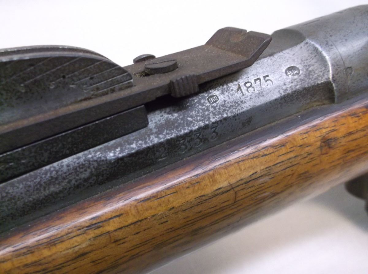 Unmarked Dutch Beaumont, 1875 Rifle, 11 MM- 33” Barrel, Stock Stamped ...
