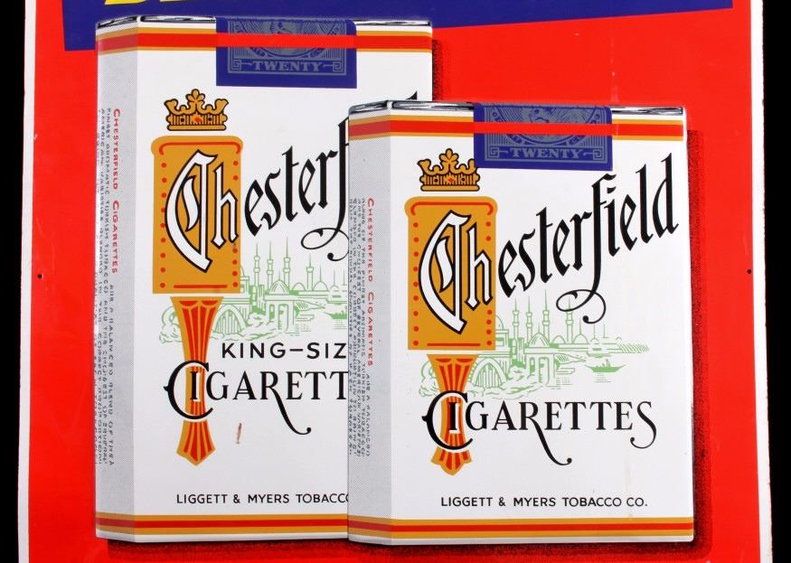 Chesterfield Cigarette Advertising Sign